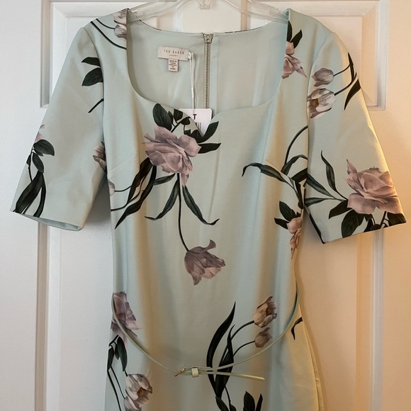 Ted Baker | Dresses | Ted Baker Magieyy Elderflower Fitted Dress | Poshmark